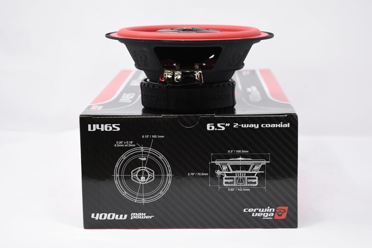 CERWIN VEGA V465 Cerwin Vega Mobile Series 6.5 2-Way Coaxial Speaker ...