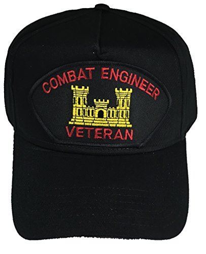 US ARMY COMBAT ENGINEER VETERAN HAT CAP CASTLE BRANCH INSIGNIA ESSAYONS ...
