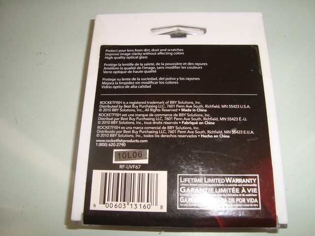 Rocketfish RF-UVF67 67 mm Filter for sale online | eBay
