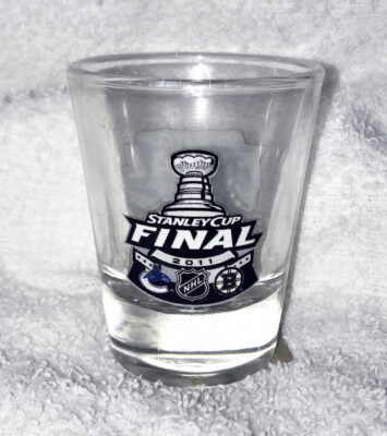 BOSTON BRUINS vs VANCOUVER CANUCKS 2011 STANLEY CUP FINALS SHOT GLASS ...