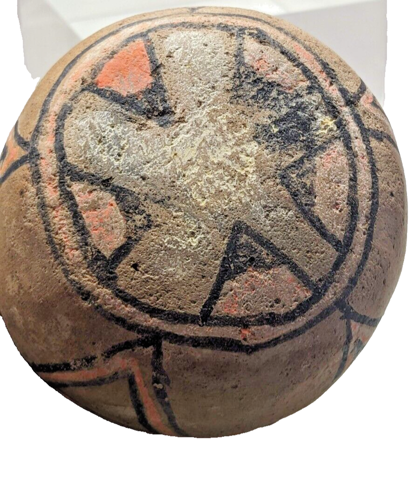 Mojave Yuma Pottery Bowl Jug Native American 2 spouts Handle painted ...