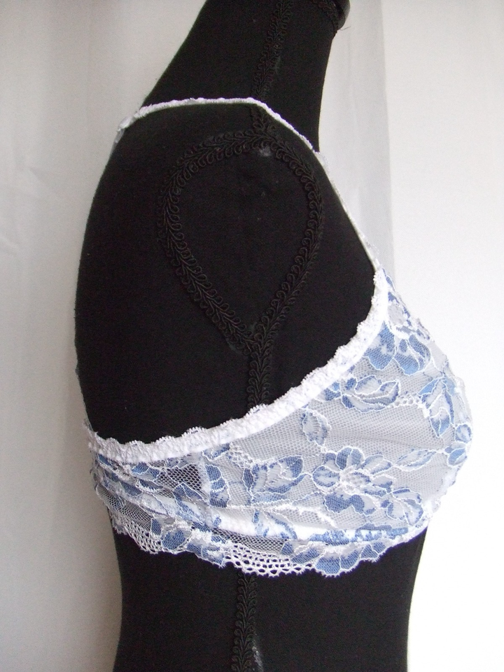 Victoria's Secret Bralette Floral Sheer Lace Front-Close Wireless Size ...