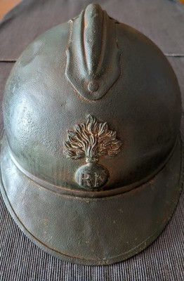 Stahlhelm Frankreich Infanterie Adrian M15 1.WK casque Helm steel ...