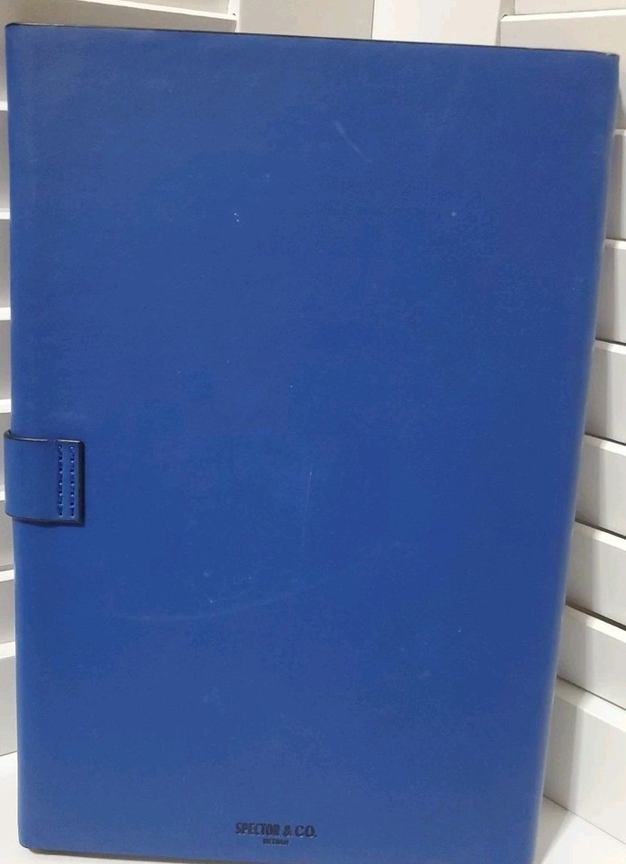 PEPSI Logo Spector Journal Office Notebook BLUE Cover 9.5x 6.5 Folio ...