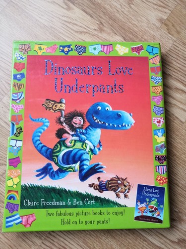 Dinosaurs Love Underpants 2 Book set. Aliens love Underpants and Panta ...