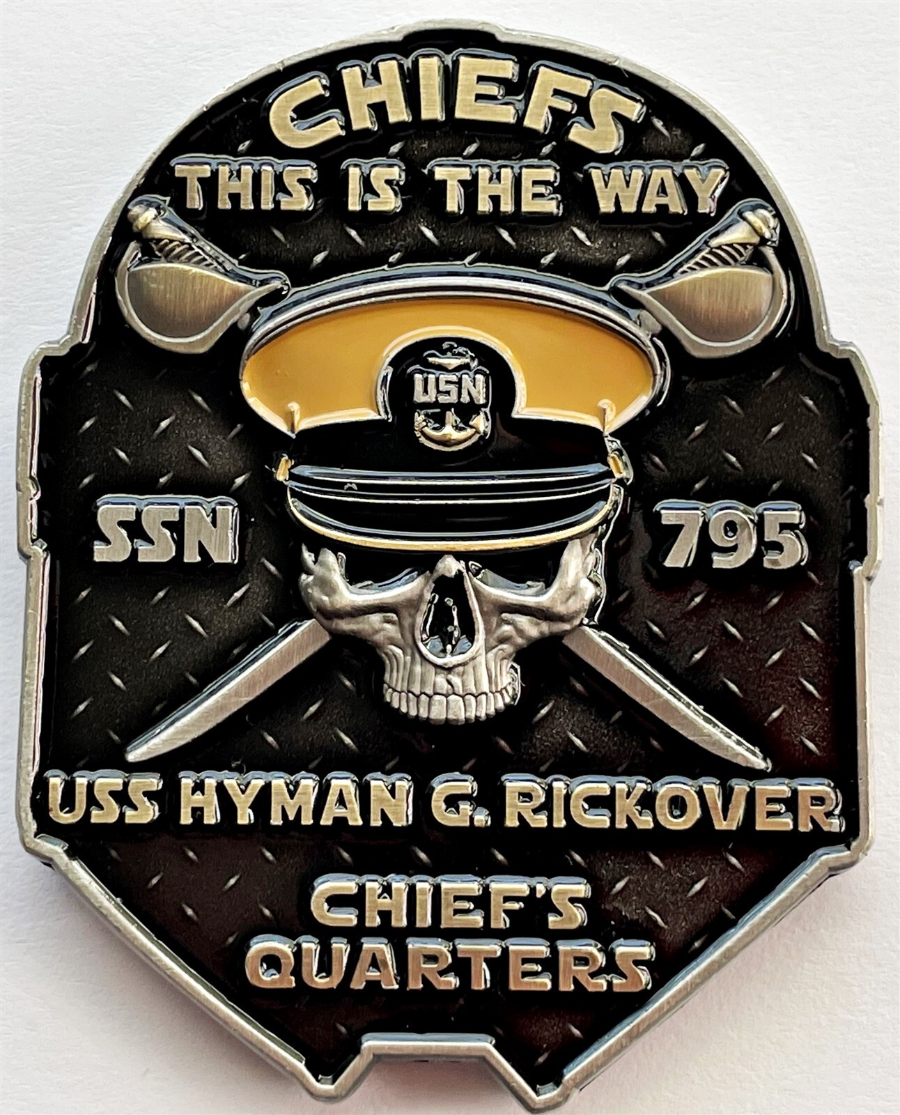 USS Hyman G. Rickover SSN-795 US Navy submarine CPO Chiefs challenge ...