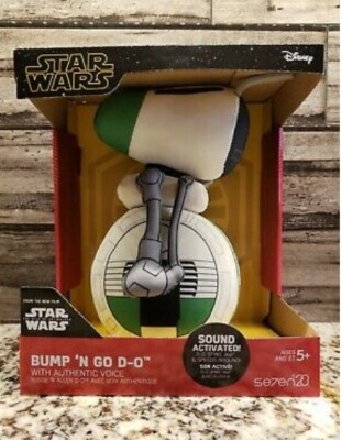 Licensed Star Wars Bump 'N Go D-O Sound Activated Action Plush 9 Inch w ...