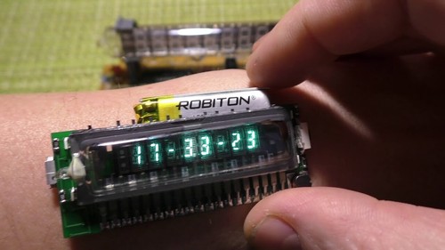 NO HAND WATCH ONLY Tube 1pcs IV-28 VFD DIGIT DISPLAY NIXIE CLOCK ...