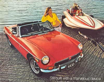 1976 77 MG Midget convertible Vintage print ad ready to frame and ...