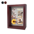 8"x10" Solid Wood Display Shadow Box Frame - Memory Box for 8x10 ...