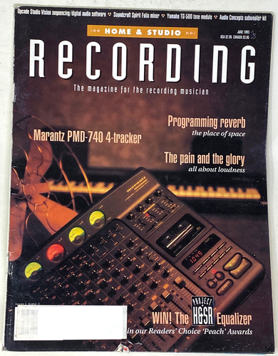 Home & Studio RECORDING Magazine - June 1993 | eBay