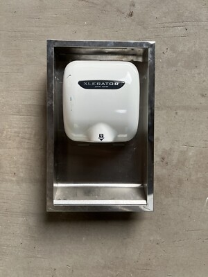 XLERATOR XL-W Hand Dryer High Speed Commercial Recessed Stainless Inset ...