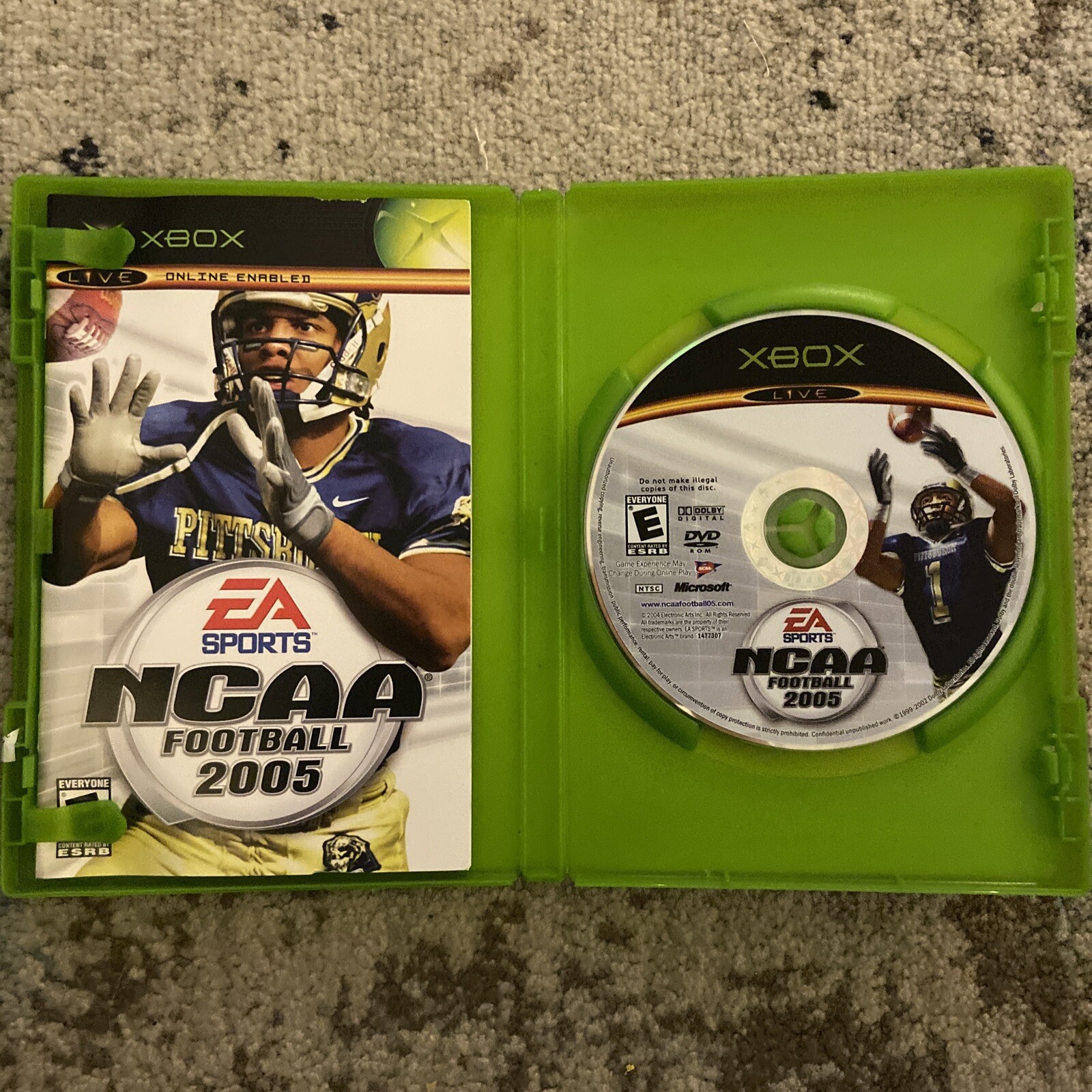 🔥 NCAA Football 2005 (OG Xbox, 2004) CIB. Mint Disc. See Description ...