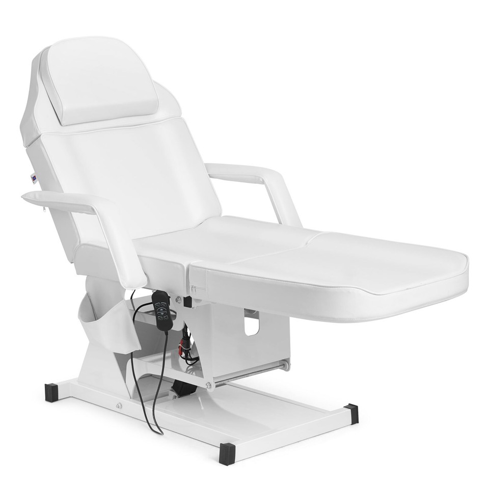 White Heavy Duty Pro Electric Facial Table Massage Beauty Bed 3-Motors ...