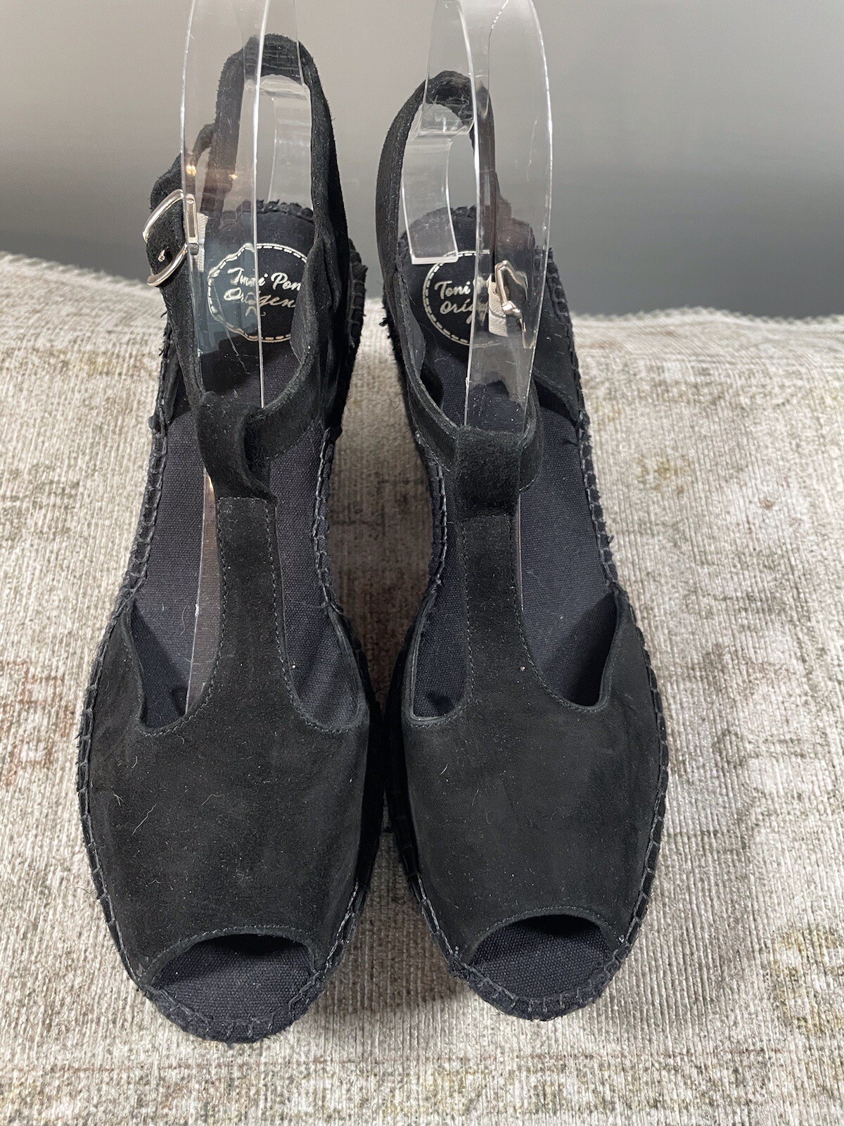 Toni Pons Sandal/Espadrille “Lydia” Size 41 Black Wed… - Gem