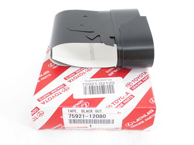 Genuine OEM Toyota 75921-02120 Passenger Front Black Out Tape 2009-2013 ...