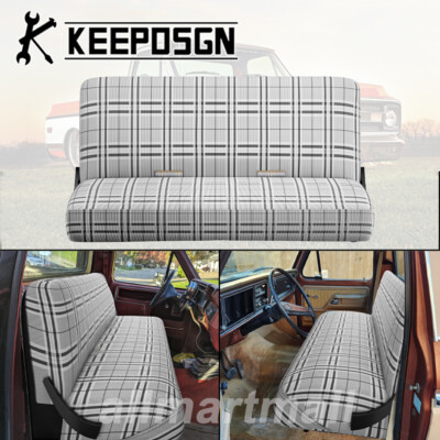 For Chevy C10 C20 C30 Old Truck Saddle Blanket Bench Seat Covers Front ...