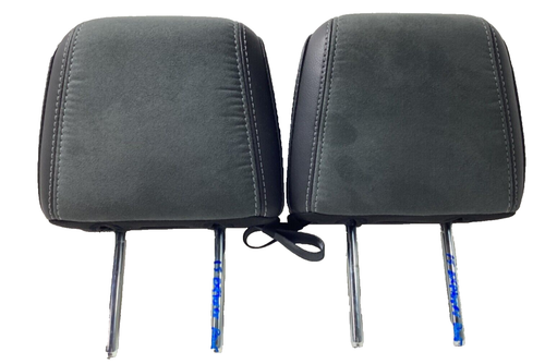 2011-2015 Ford Explorer Rear Seat Headrests Head Rest Black & Suede ...