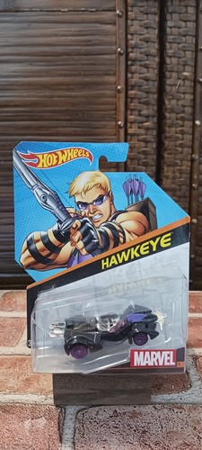Hot Wheels Marvel #9 Hawkeye Diecast Car | eBay