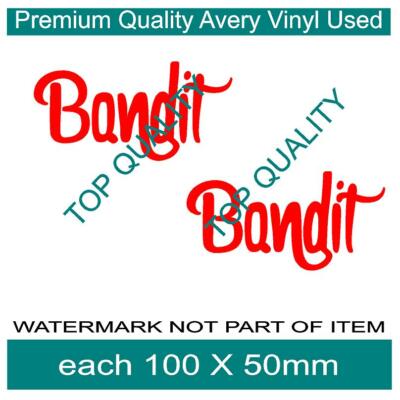 BANDIT DECAL STICKER X2 SMOKEY AND THE BANDIT RETRO VINTAGE HOT ROD ...