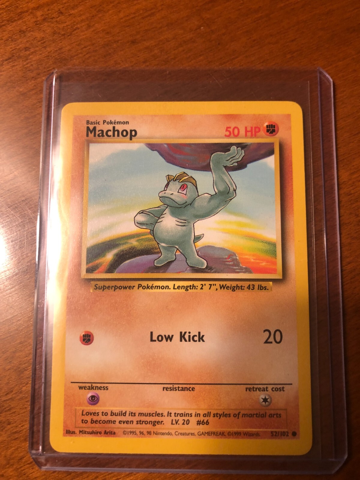 Pokémon TCG Machop Base Set 52/102 Regular Unlimited Common | eBay