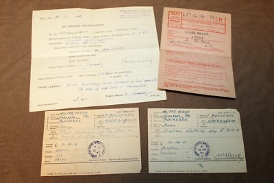 Original Free Polish Army in Britain Named Female Soldier's Paperwork ...