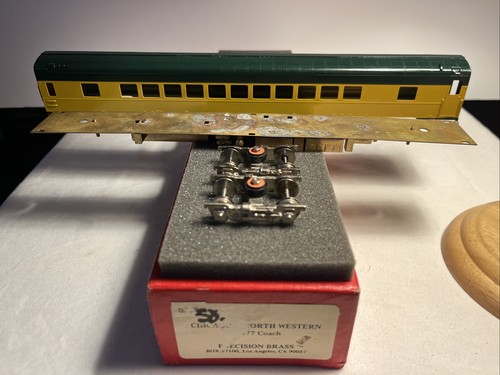 HO Scale Precision Brass CNW Coach Decorated/Needs Work | eBay
