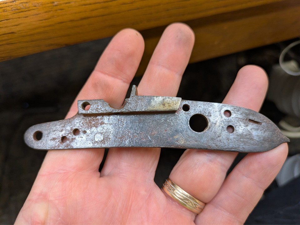 British trade flintlock lock plate Revolutionary War made by Adams | eBay