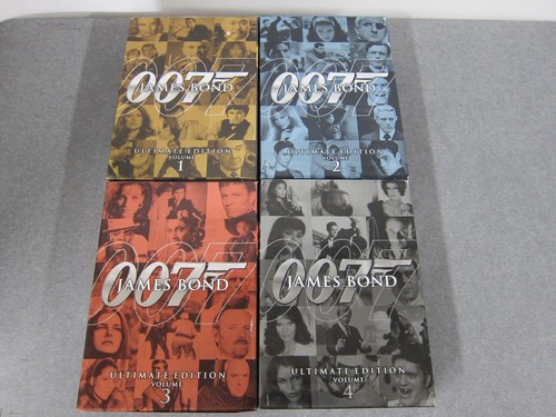 James Bond 007 Ultimate Edition Volumes 1-4 DVD Complete Box Set | eBay