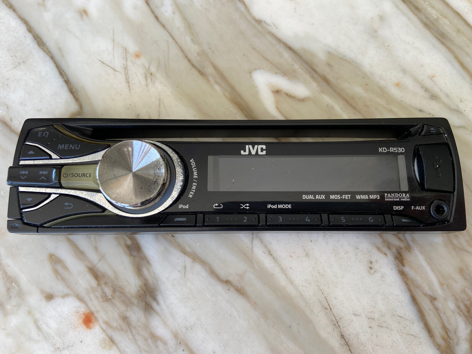 JVC KD-R530 CAR STEREO Detachable ONLY JVC KD-R530 FACEPLATE FACEPLATE ...
