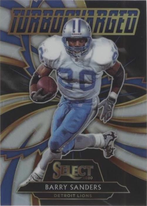 2020 Panini Select - Turbocharged Barry Sanders #T14 Silver Prizm for ...