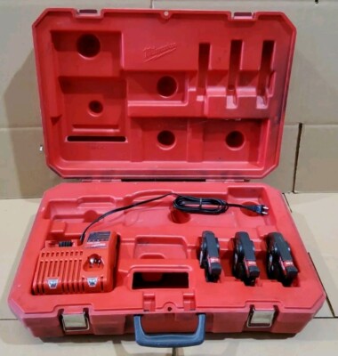 Milwaukee 2773-22L M18 FORCE LOGIC Long Press Tool 1/2" to 1" Kit (JAWS ...