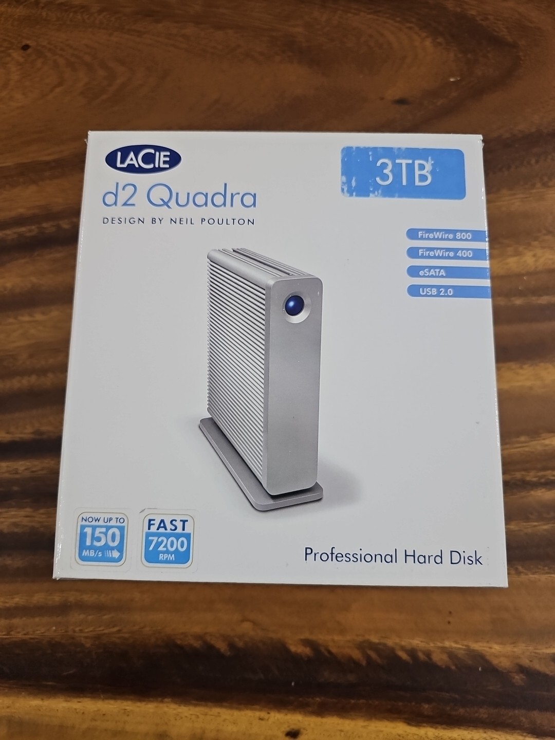 LACIE d2 Quadra 3TB HDD - 7200rpm / eSATA / USB 2.0 / Firewire 800 | eBay
