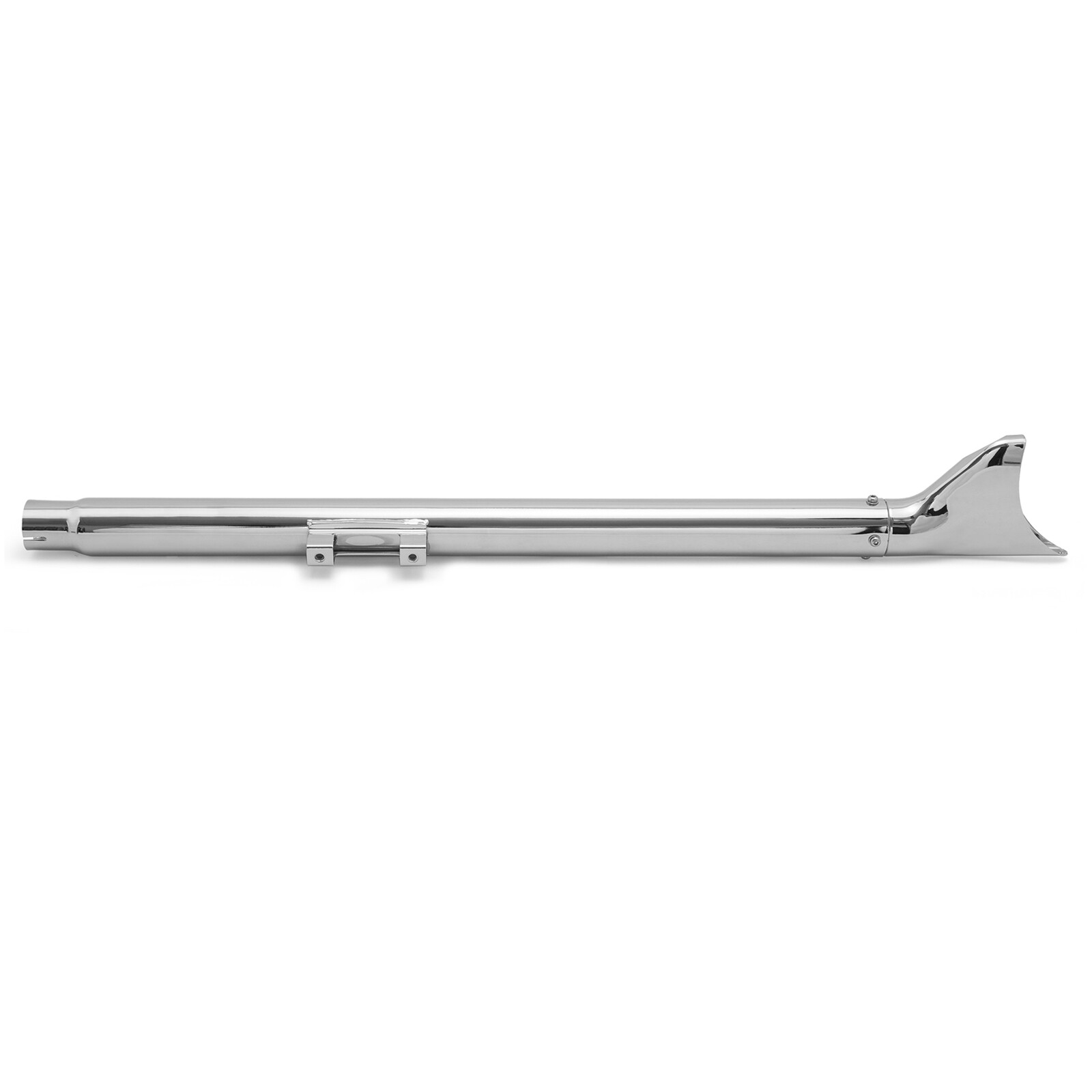 Chrome 39" Fishtail Slip on Mufflers Exhaust Pipes for Harley Softail ...