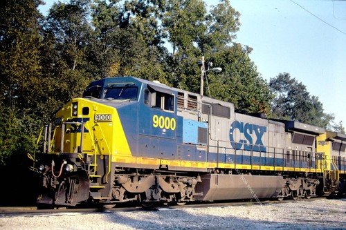 CSX 9000 : CSXT ORIGINAL KODAK COLOR SLIDE @ CALERA, AL '08 | eBay