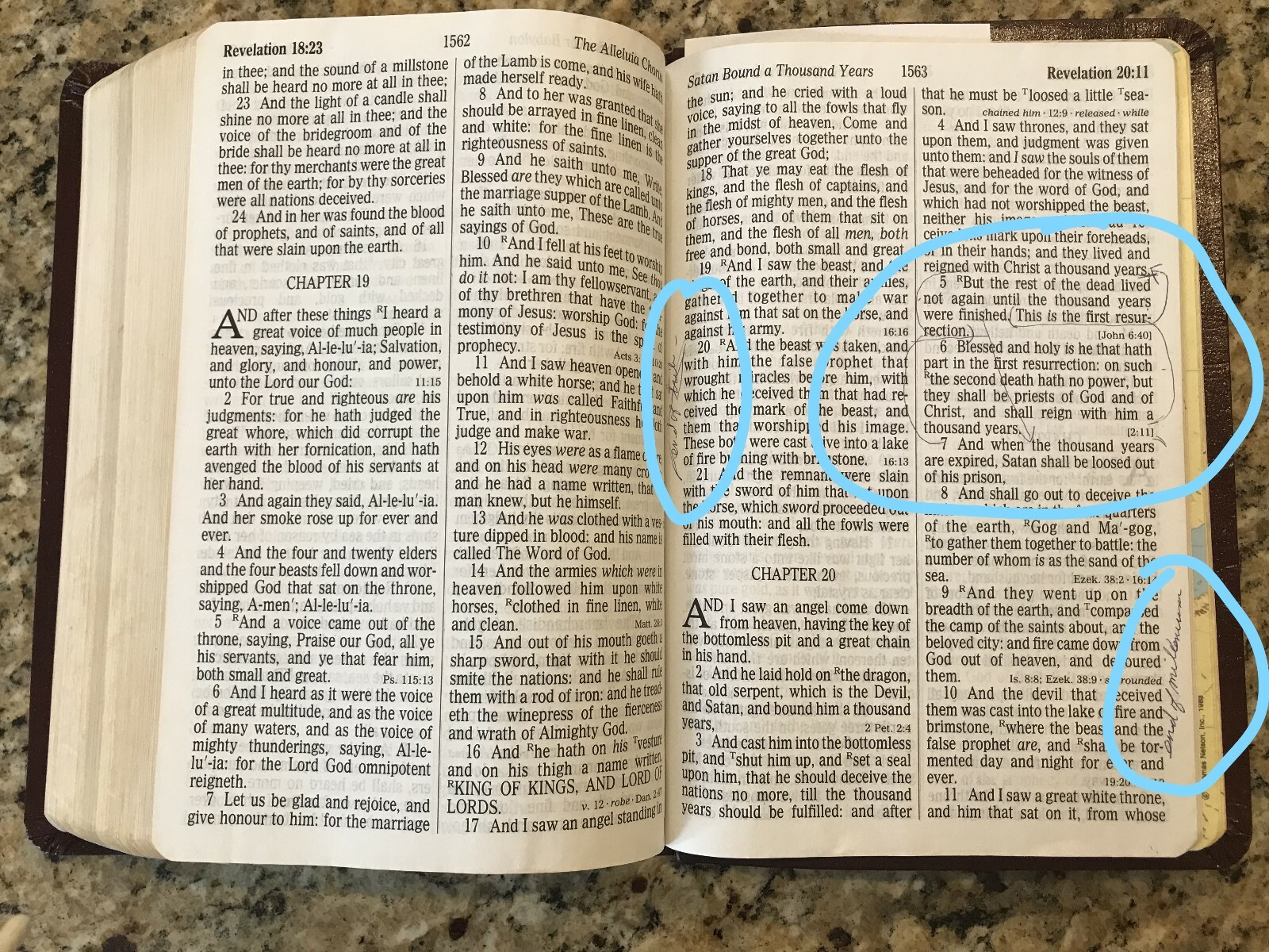 Holy Bible KJV Giant Print Red Letter Concordance Nelson Regency 1990 W ...