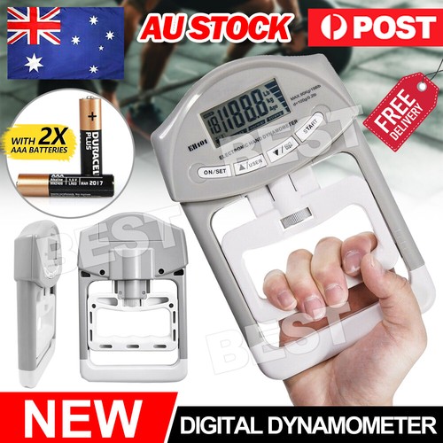 AU Digital Hand Grip Dynamometer Electronic Power Measure Strength ...