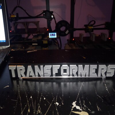 2" High Standing 3D Signs 3D Printed Transformers | eBay
