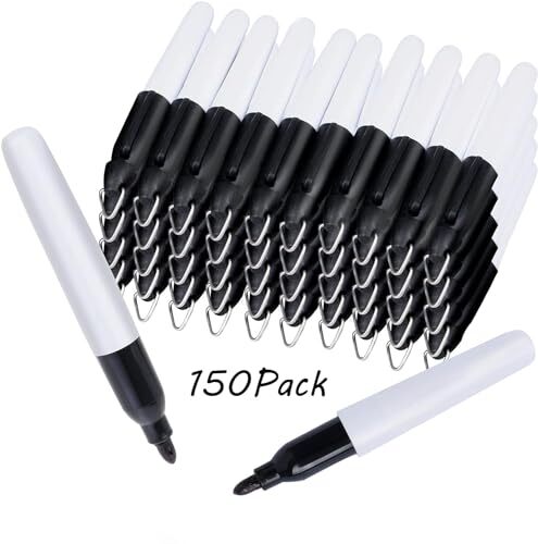 150 Pack Mini Permanent Markers Golf Ball Market Pens with Keychain ...