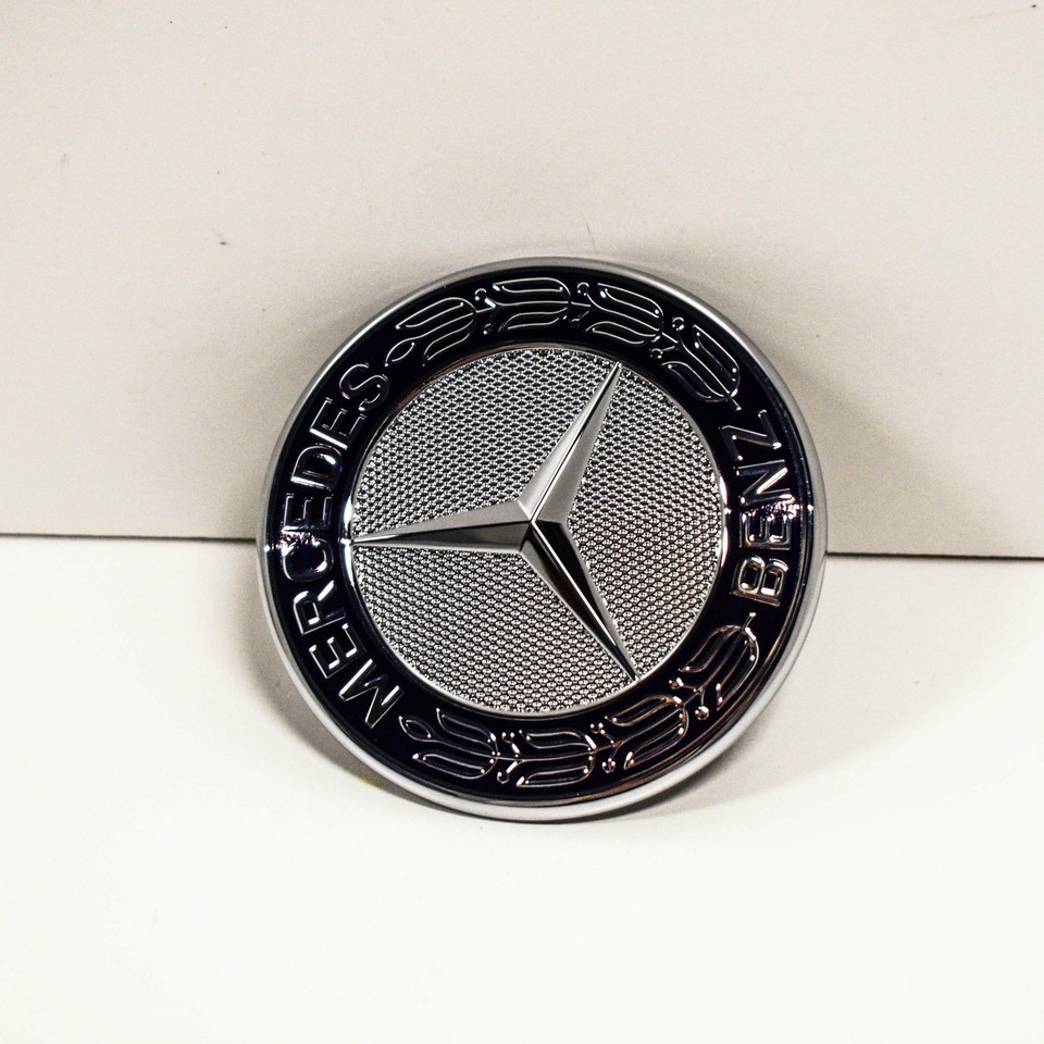 NEW MERCEDES BENZ W212/203/205 FLAT BONNET STAR BADGE EMBLEM ...