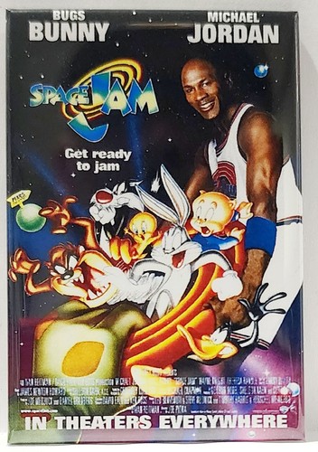 Space Jam MAGNET 2" x 3" Refrigerator Locker Poster Movie Vintage | eBay