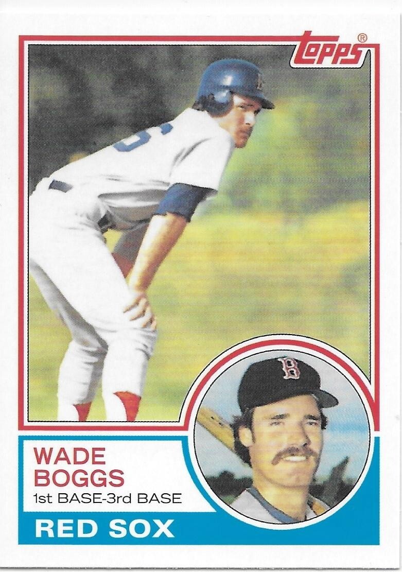 2019 Topps Series 1 Baseball Iconic Card Reprints Wade Boggs Red Sox | eBay