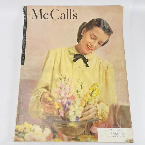 McCalls Magazine March 1948 News For Women Homemaking Style Beauty MCM ...