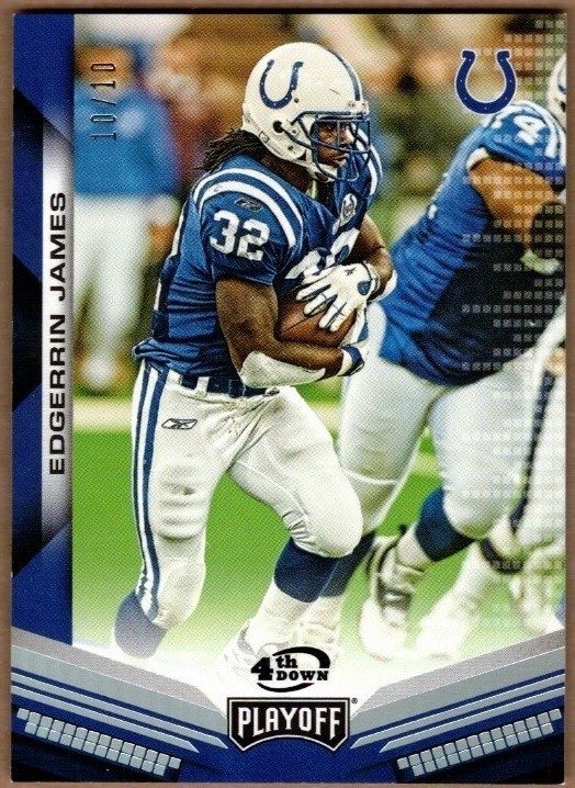 2019 Panini Playoff - Edgerrin James #60 4th Down /10 for sale online ...