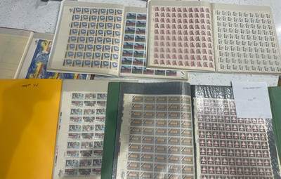 1184.00 FACE VALUE UNUSED US POSTAGE IN SHEETS ALL IN ALBUMS!!! | eBay
