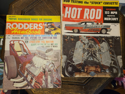 Lot of 9 Vintage Hot Rod Magazines & 1963 Rodders' Handbook | eBay