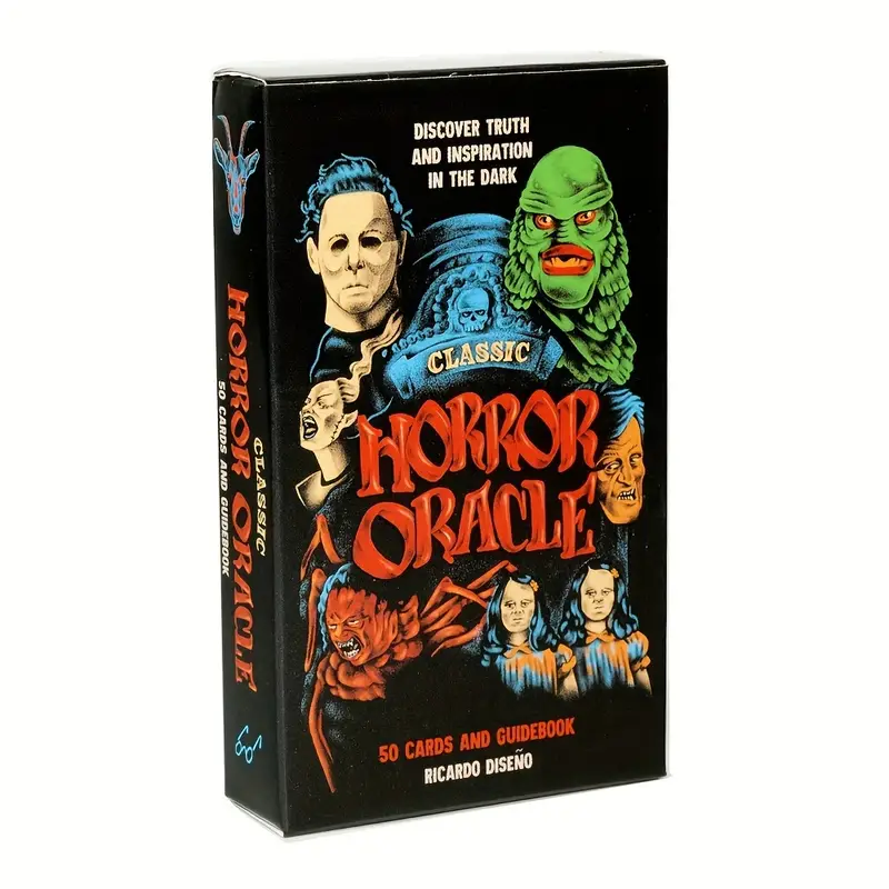 Horror Oracle Tarot Cards Featuring 50 Iconic Horror Movie Images Free ...