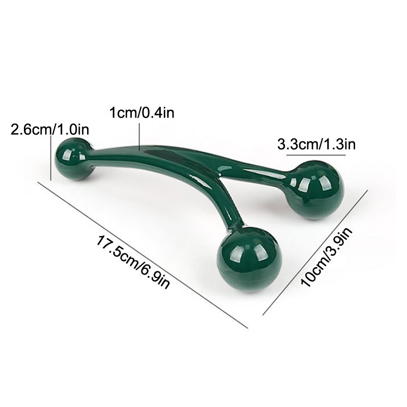 Triangle Ball Massager Shoulder Massage Foot Acupoints Facial Roller ...