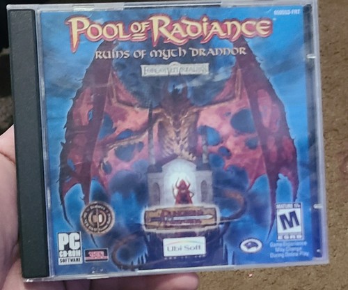 POOL OF RADIANCE: RUINS OF MYTH DRANNOR, ADVANCED D&D, CD-ROM, USED, 95 ...