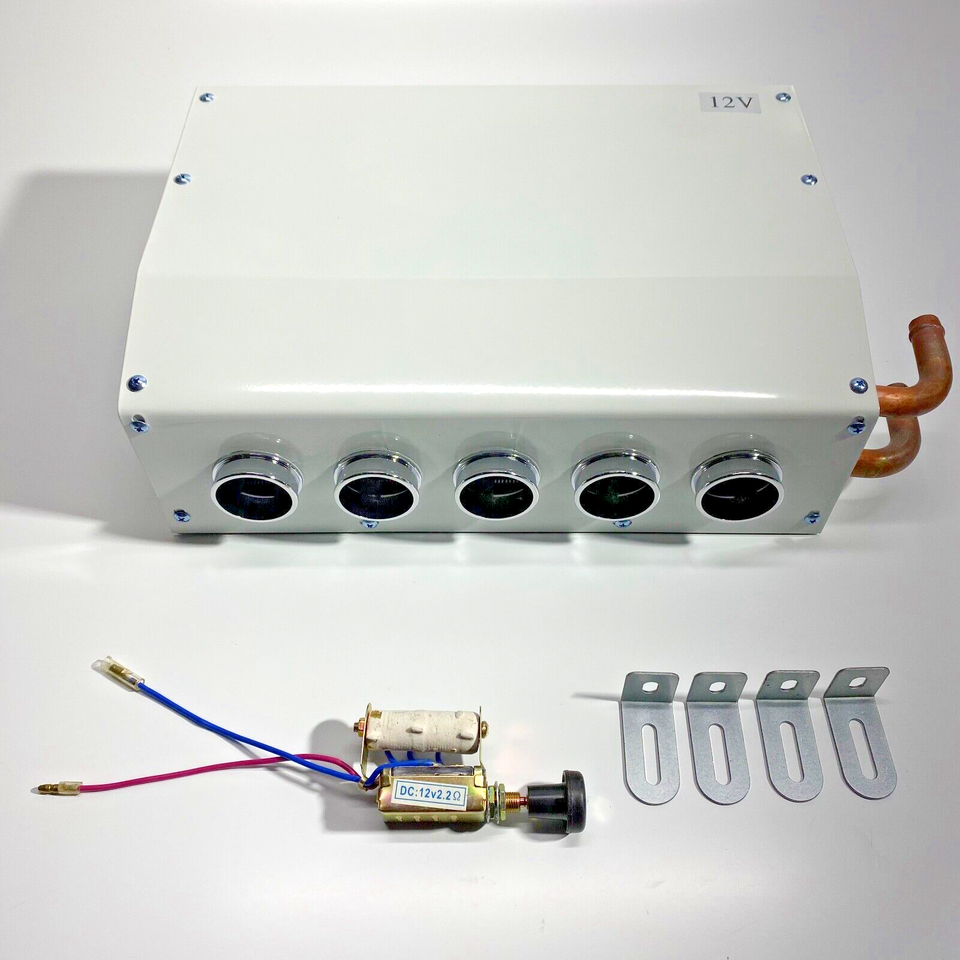 Universal Additional Heater Bus Truck Cab Boat High Output Dual Fan 12 ...